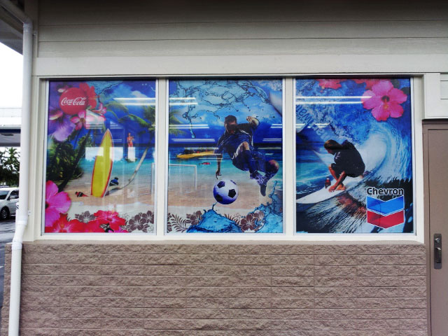 Coca Cola Hawaii Window Graphics - Patrick's Signs, Inc.