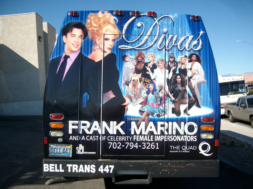 Divas Shuttle Bus Wraps - Patrick's Signs, Inc.