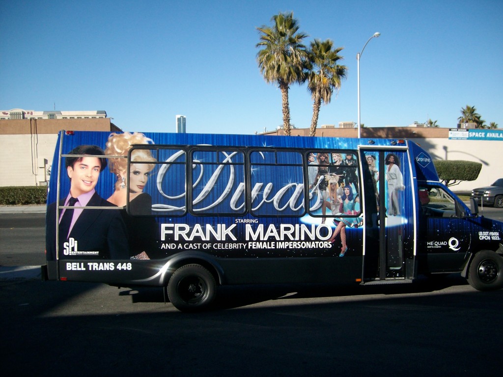 Divas Shuttle Bus Wraps - Patrick's Signs, Inc.