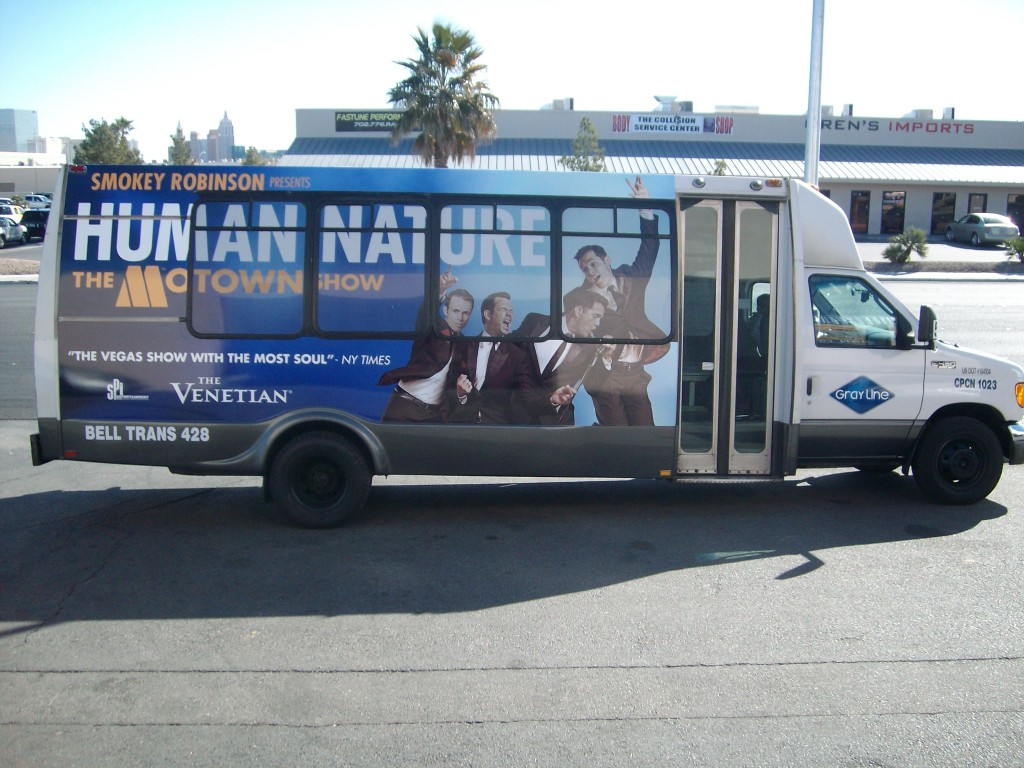 Human Nature Shuttle Bus Wrap - Patrick's Signs, Inc.