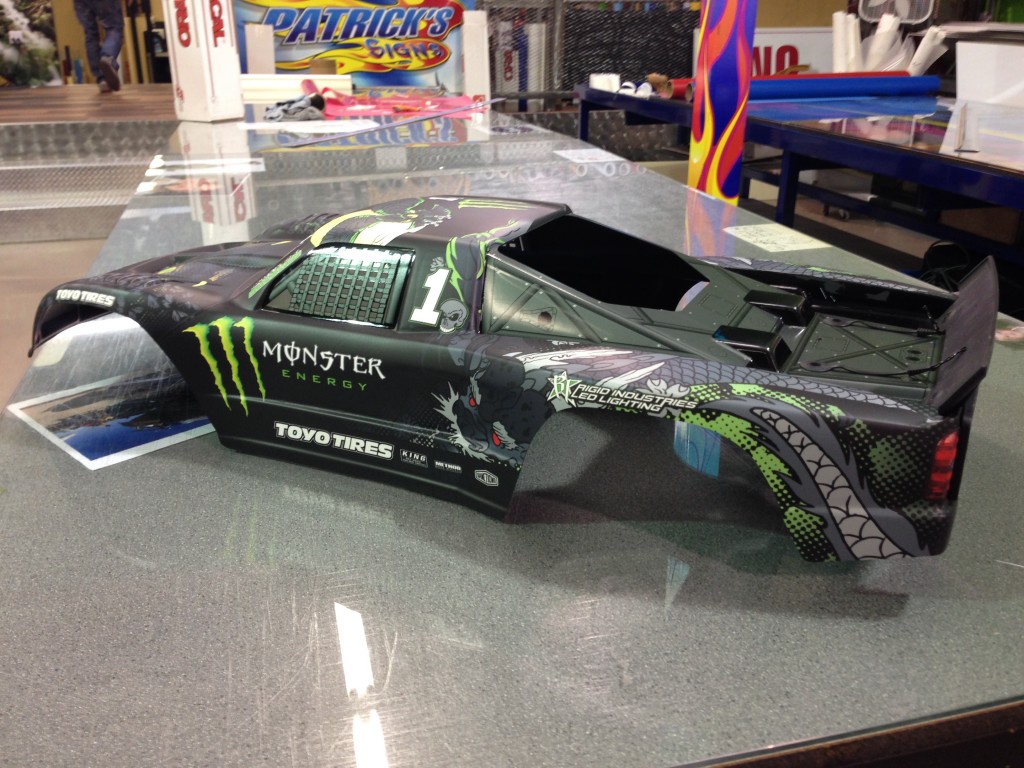 Baldwin Motorsports Custom RC Truck Wrap - Patrick's Signs, Inc.