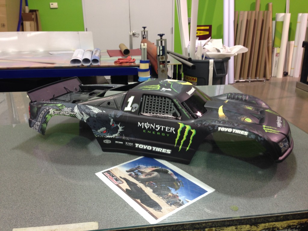 Baldwin Motorsports Custom RC Truck Wrap - Patrick's Signs, Inc.