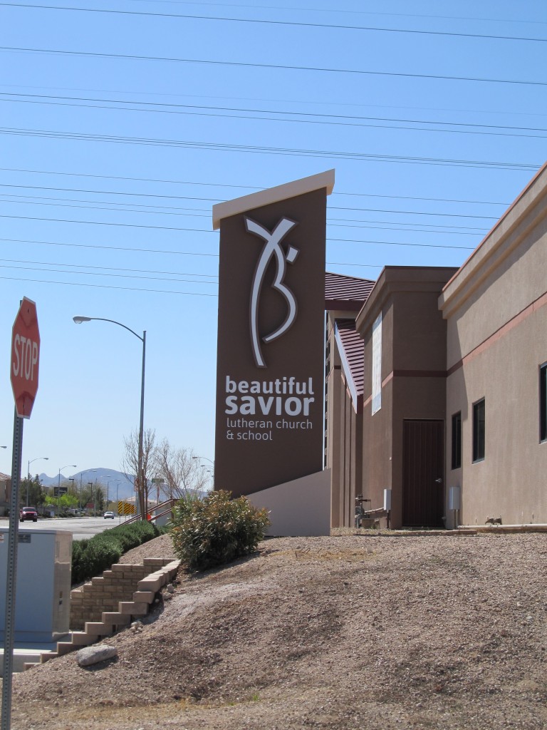 Beautiful Savior Monument Sign - Patrick's Signs, Inc.