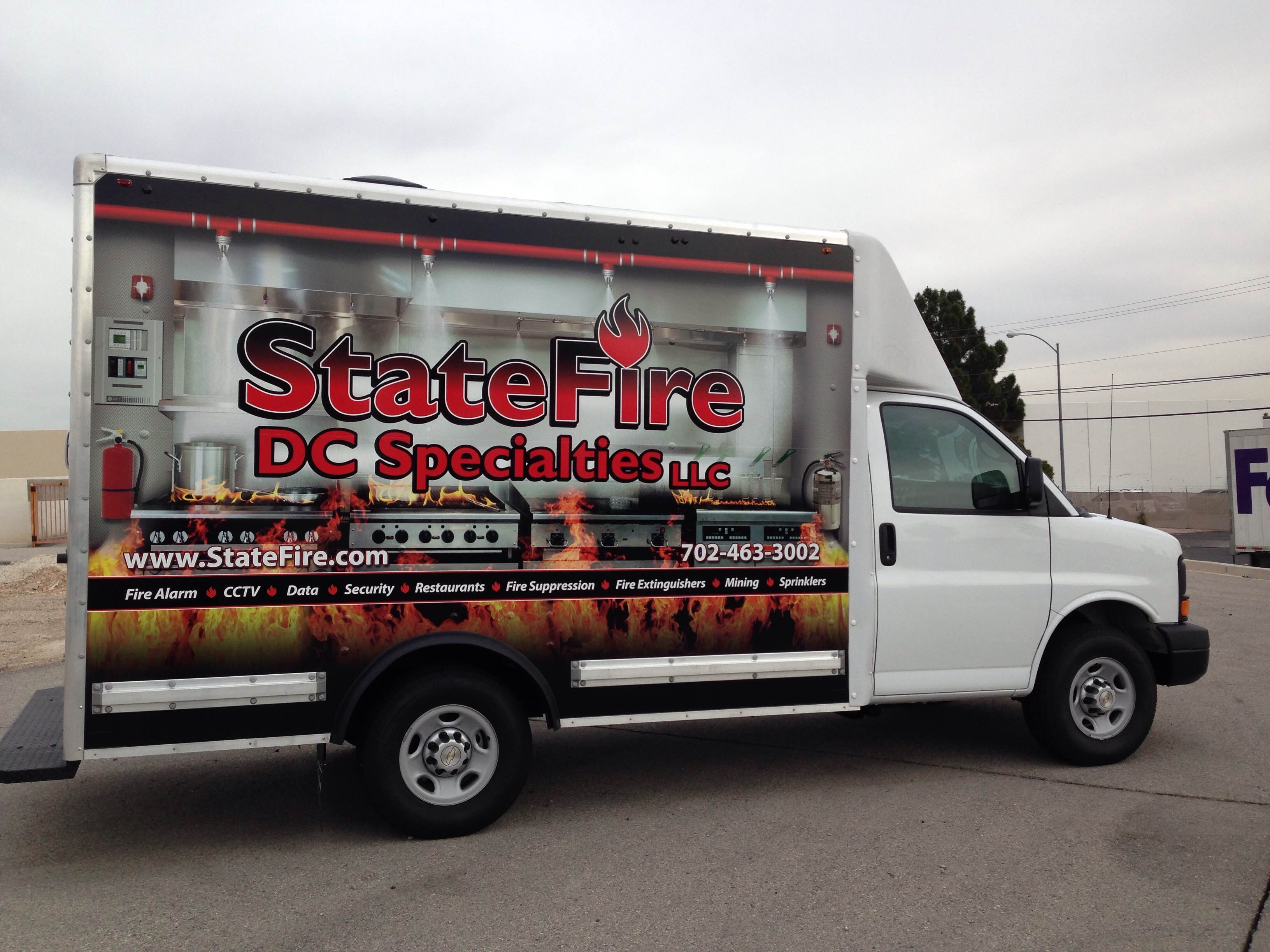 State Fire Box Truck Wrap - Patrick's Signs, Inc.